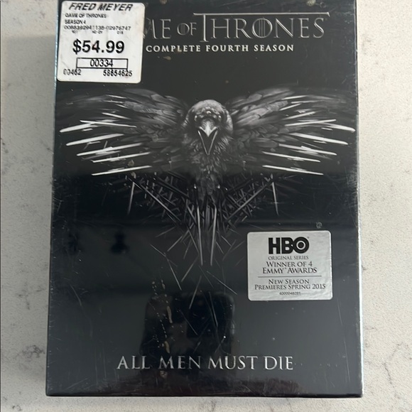 Other | Game Of Thrones Complete Fourth Season Dvd | Poshmark